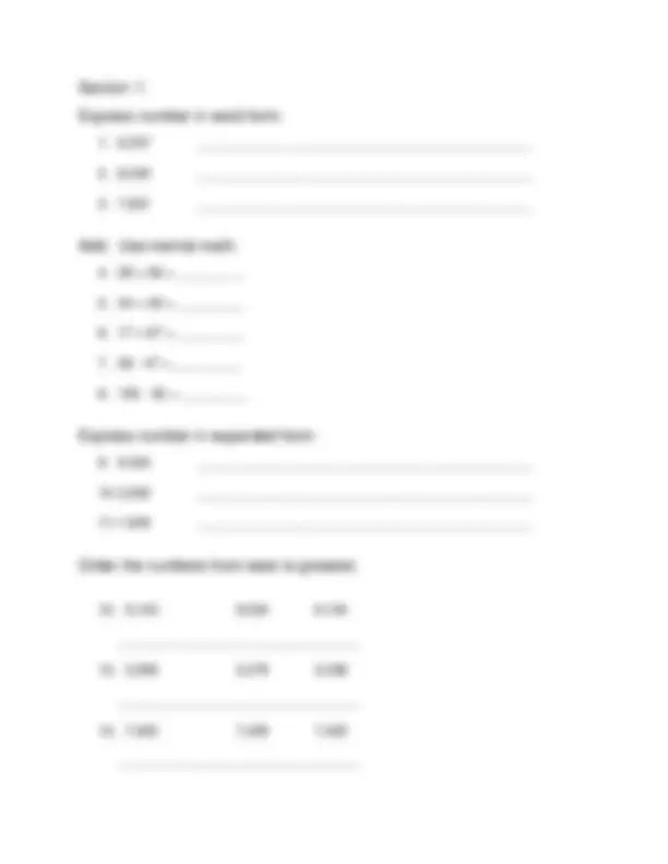 Math Review Packet for 4th Grade Students: Summer 2017 | Study notes ...