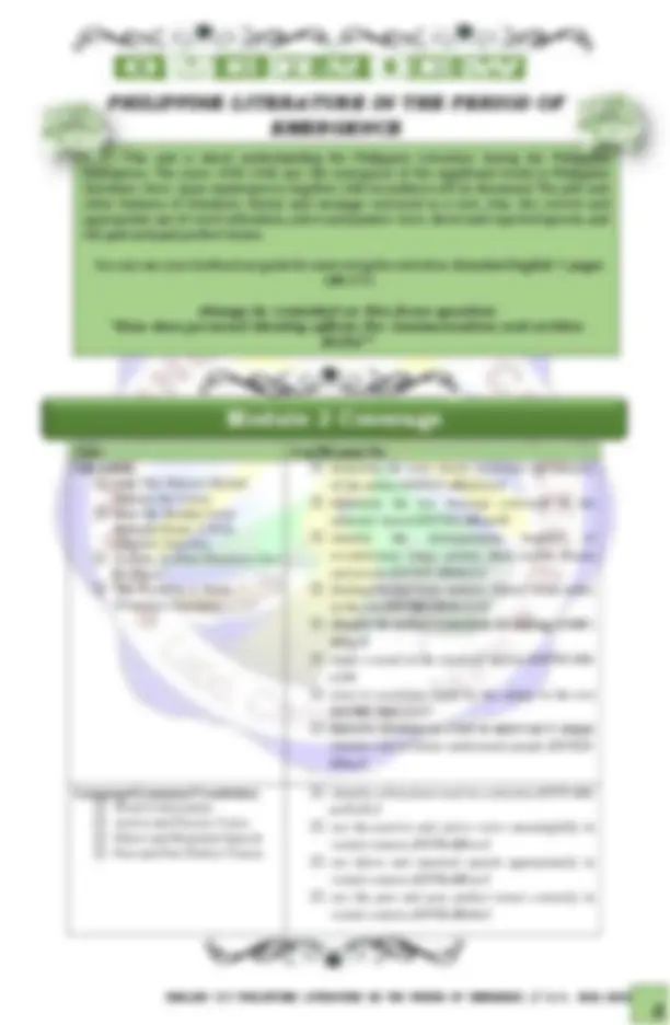 ENGLISH-7-MODULE-Q3-SY-2021-22.pdf | Schemes and Mind Maps Literature ...
