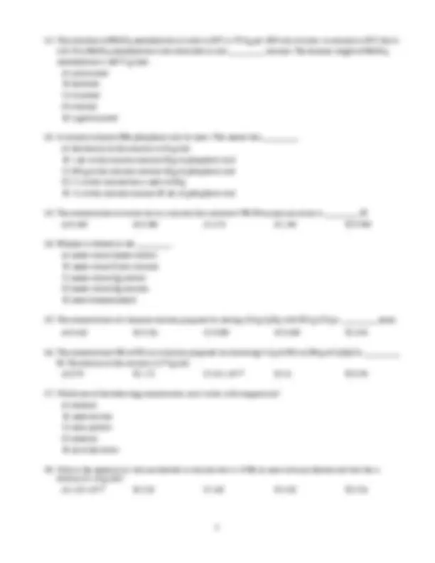 A.P. Chemistry Practice Test: Ch. 11, Solutions ... | Study notes ...