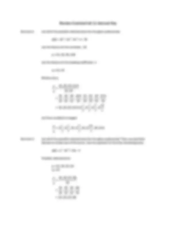 Review Exercise Set 11 | Exercises Calculus | Docsity