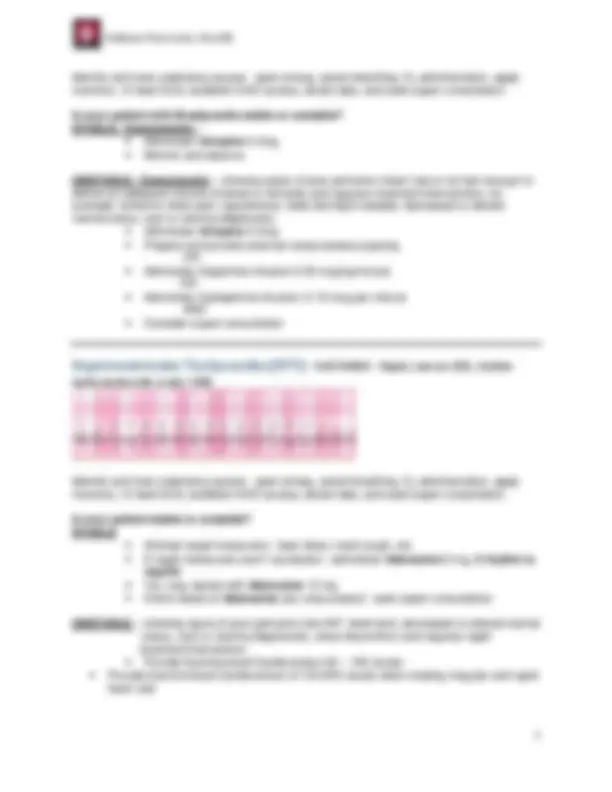 ACLS Nitty Gritty Study Guide | Study notes Pharmacology | Docsity