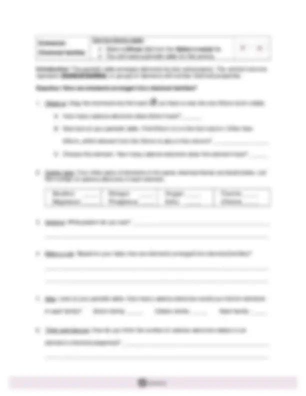 Student Exploration: Ionic Bonds | Study notes Chemistry | Docsity