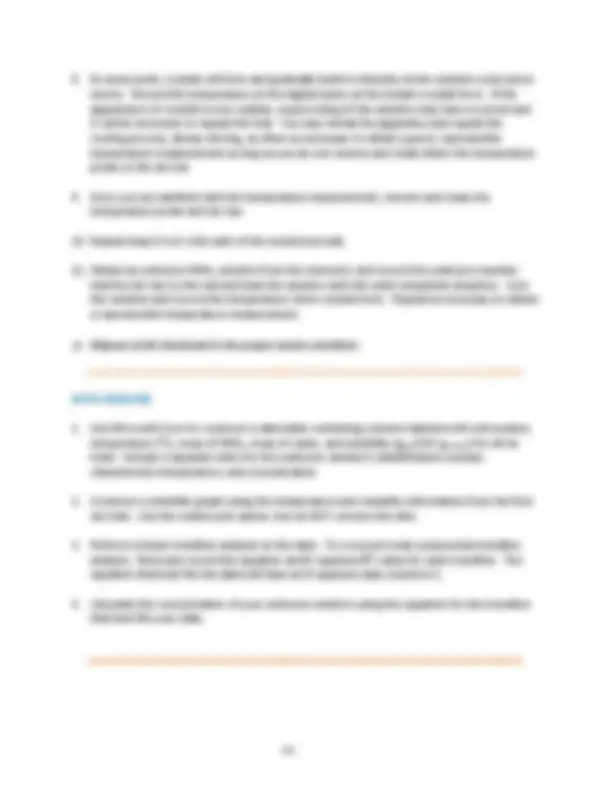 Solubility Experiment: Constructing a Solubility Curve for KNO3 ...
