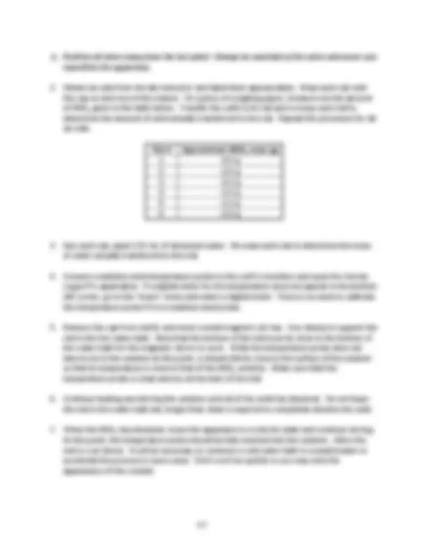 Solubility Experiment: Constructing a Solubility Curve for KNO3 ...