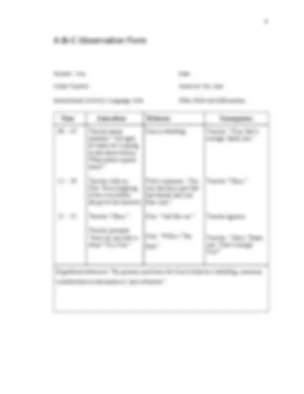 IRIS Center Module Functional Behavioral Assessment | Slides Behavioural Science | Docsity