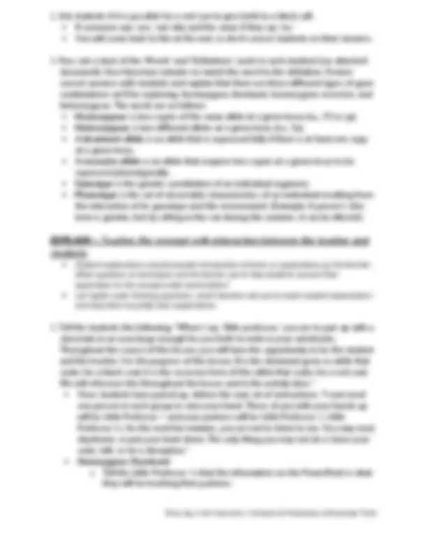 Understanding Genetics: Variation and Probability of Expressed Traits ...