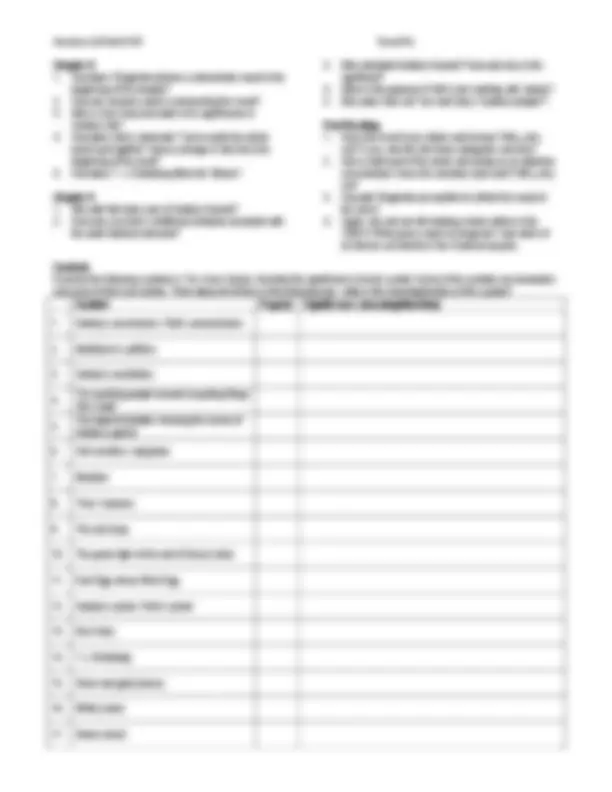 The Great Gatsby Reading Questions | Lecture notes English Literature ...