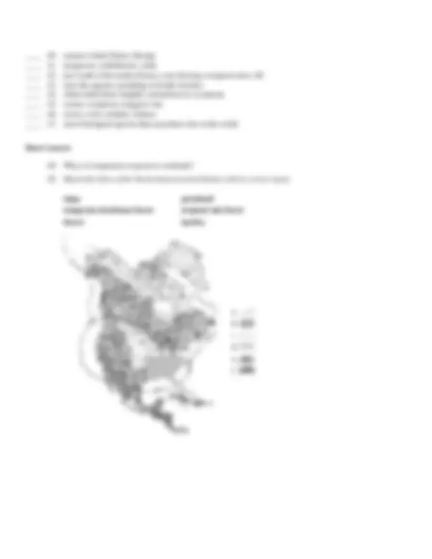 Biomes Study Guide: Multiple Choice and Completion Questions | Lecture ...