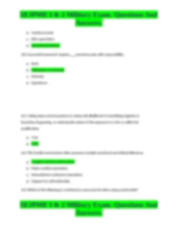 Joint Operations Exam: SEJPME I & II Practice Questions | Exams Law ...