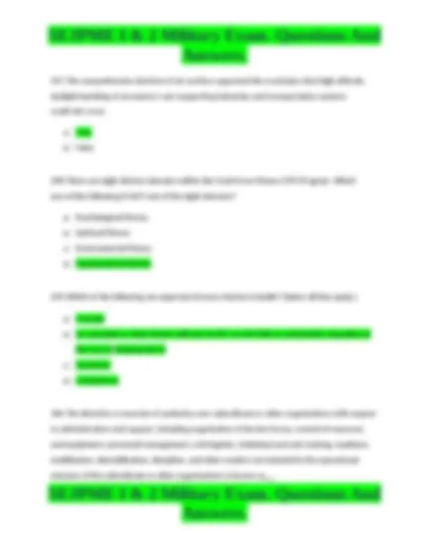 Joint Operations Exam: SEJPME I & II Practice Questions | Exams Law ...