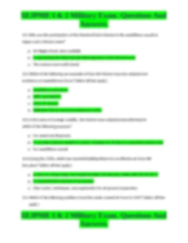 Joint Operations Exam: SEJPME I & II Practice Questions | Exams Law ...