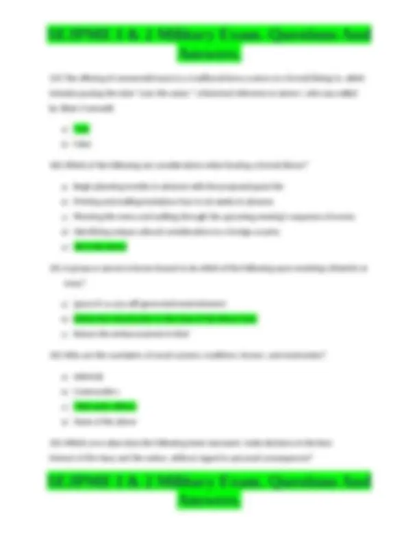 Joint Operations Exam: SEJPME I & II Practice Questions | Exams Law ...