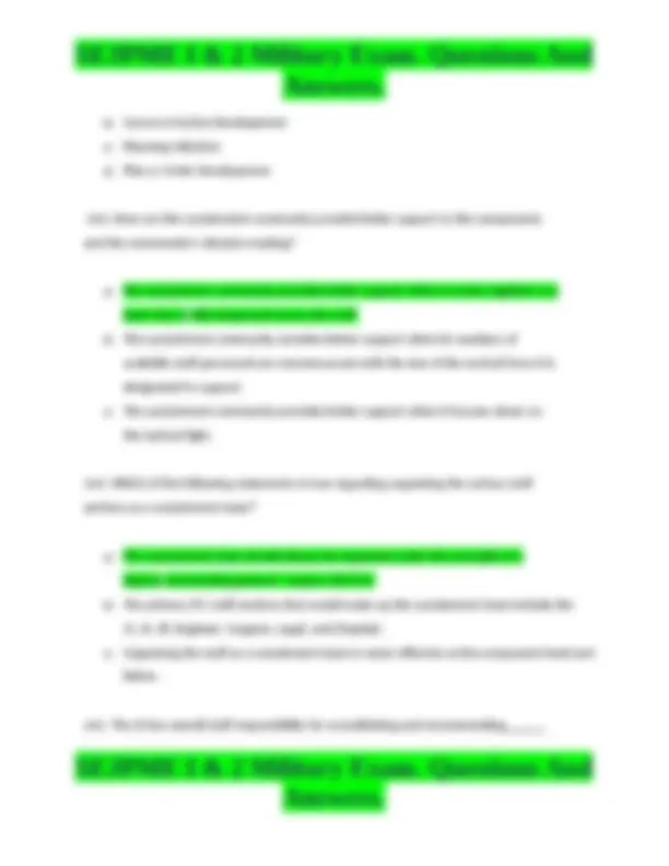Joint Operations Exam: SEJPME I & II Practice Questions | Exams Law ...