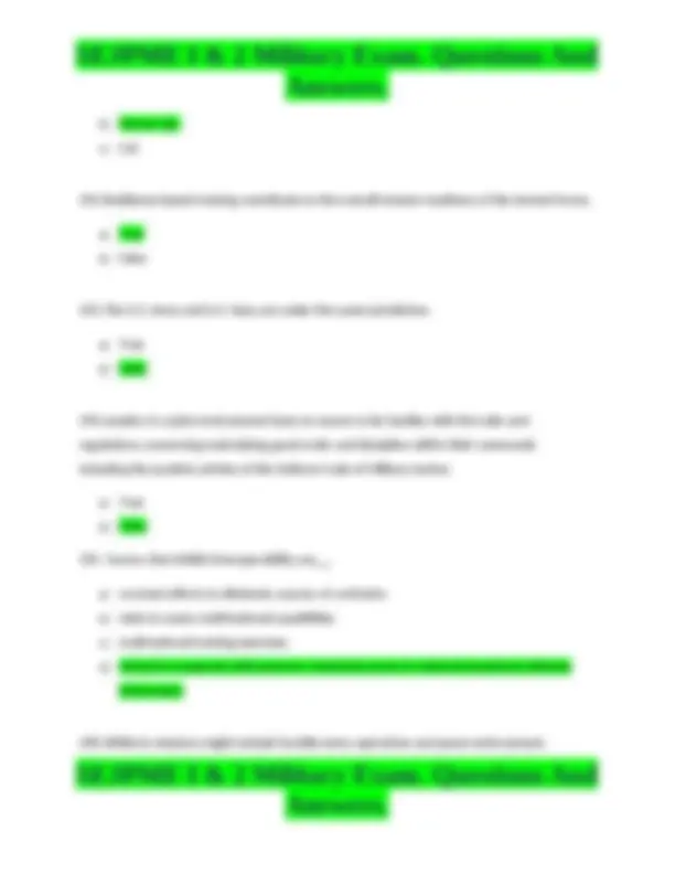 Joint Operations Exam: SEJPME I & II Practice Questions | Exams Law ...