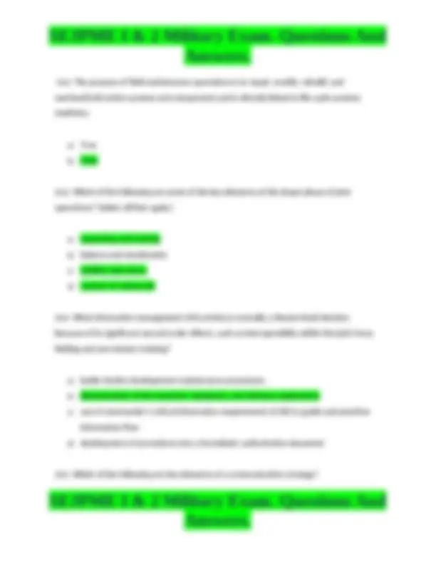 Joint Operations Exam: SEJPME I & II Practice Questions | Exams Law ...