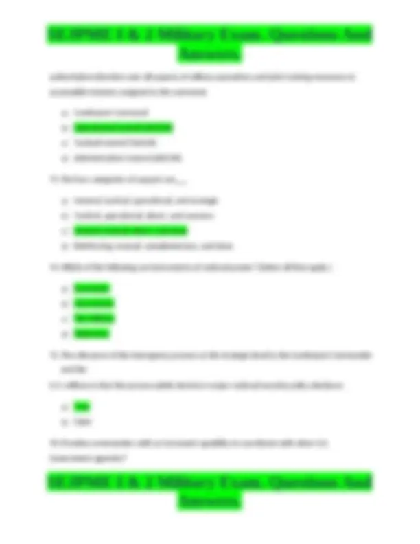 Joint Operations Exam: SEJPME I & II Practice Questions | Exams Law ...