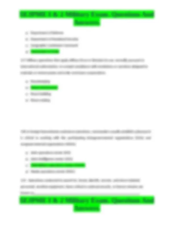 Joint Operations Exam: SEJPME I & II Practice Questions | Exams Law ...