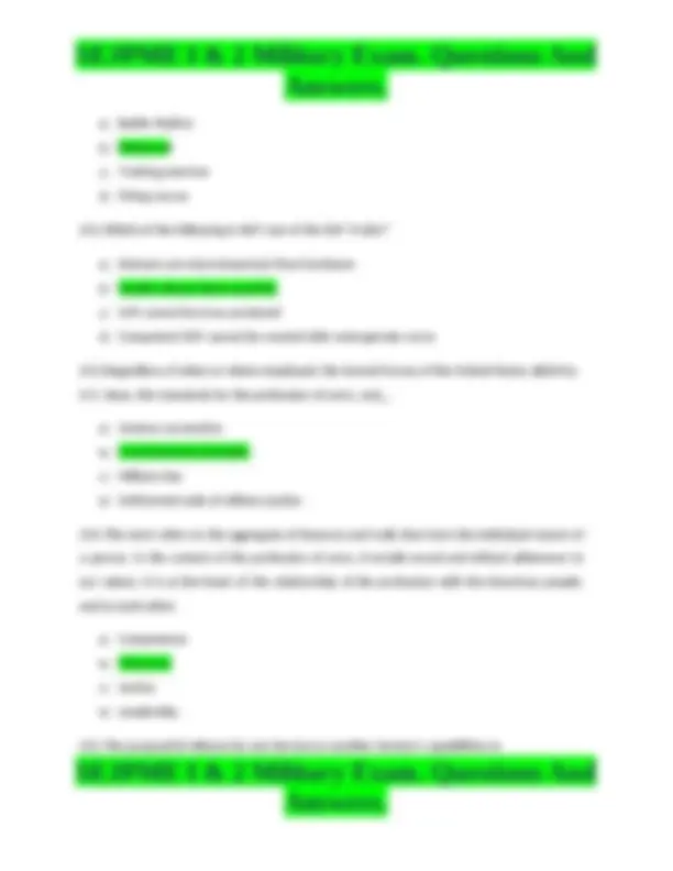 Joint Operations Exam: SEJPME I & II Practice Questions | Exams Law ...