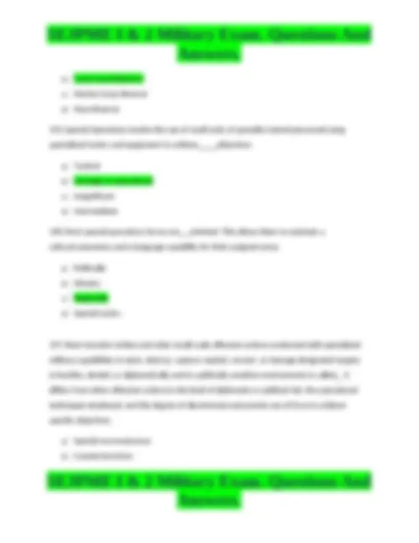 Joint Operations Exam: SEJPME I & II Practice Questions | Exams Law ...