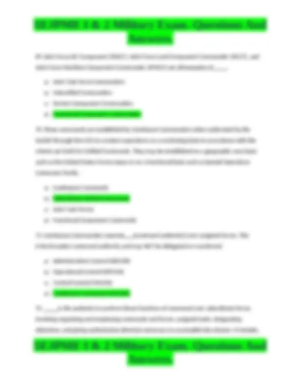 Joint Operations Exam: SEJPME I & II Practice Questions | Exams Law ...