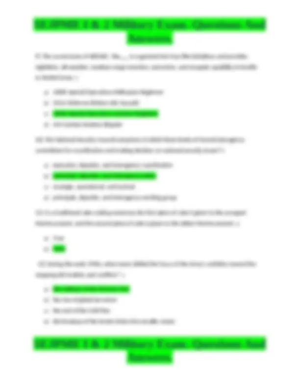 Joint Operations Exam: SEJPME I & II Practice Questions | Exams Law ...