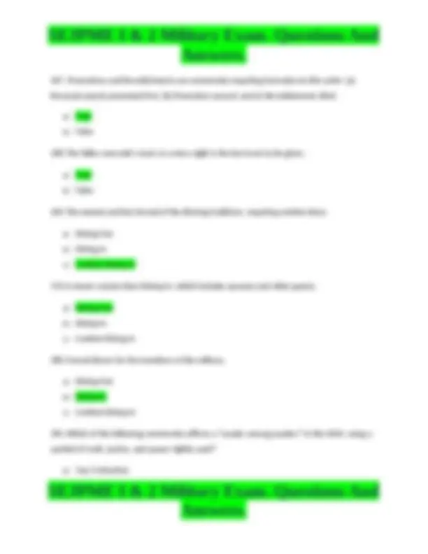 Joint Operations Exam: SEJPME I & II Practice Questions | Exams Law ...