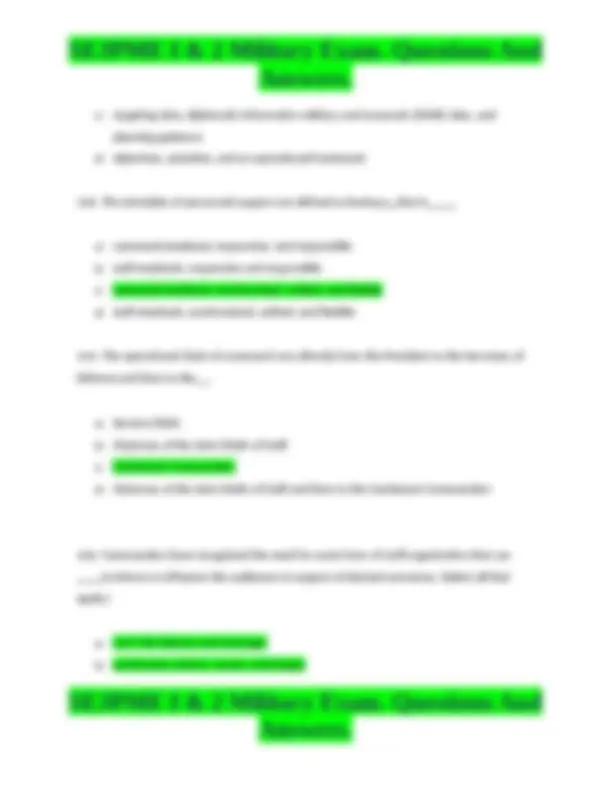 Joint Operations Exam: SEJPME I & II Practice Questions | Exams Law ...