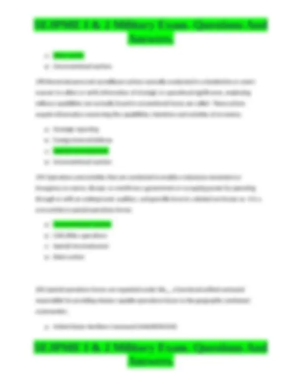 Joint Operations Exam: SEJPME I & II Practice Questions | Exams Law ...