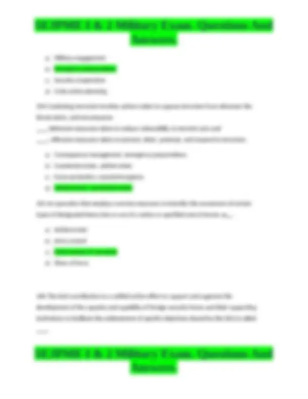 Joint Operations Exam: SEJPME I & II Practice Questions | Exams Law ...