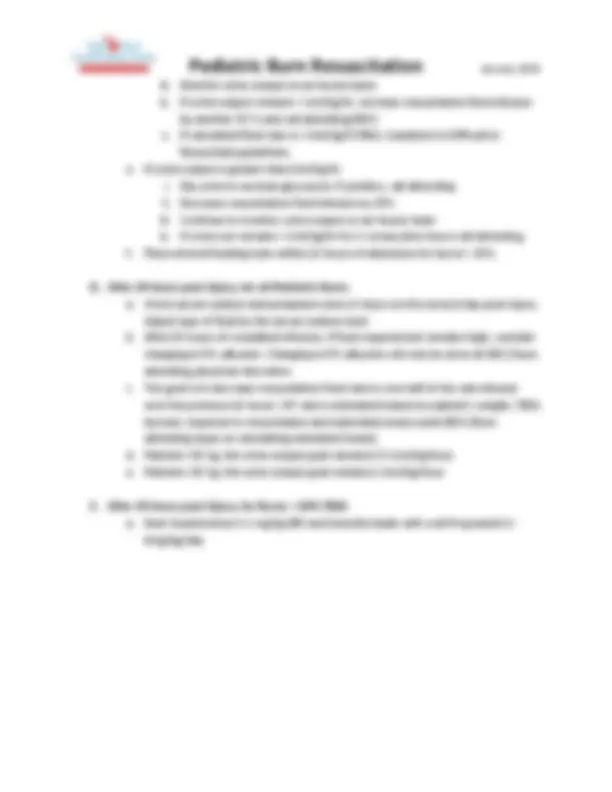 Pediatric Burn Resuscitation: Fluid Guidelines for ICU Burn Patients ...