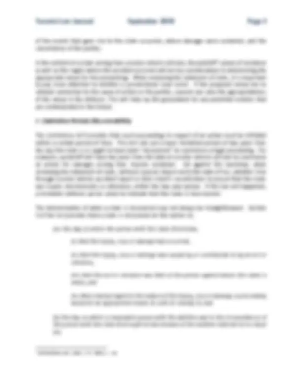 The Statement of Defence - A Few Considerations | Study notes Civil ...