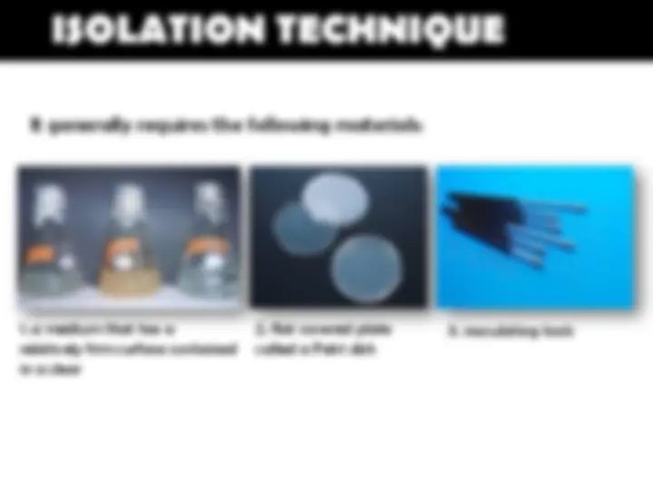 Isolation Techniques for Bacteria: Streak Plate Method and Loop ...
