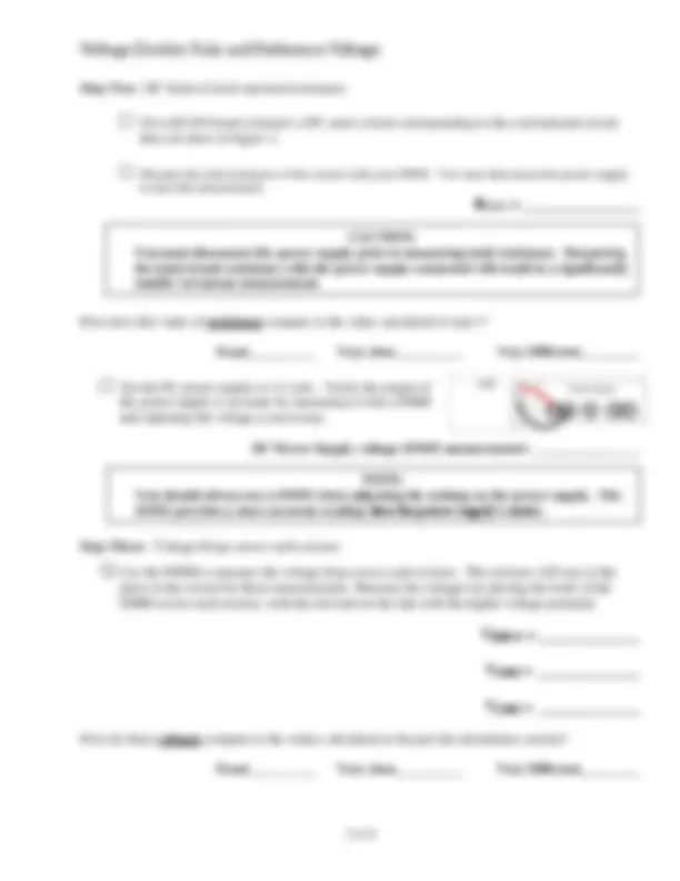 DC Series Circuit Practical Exercise: Calculating Voltages and ...