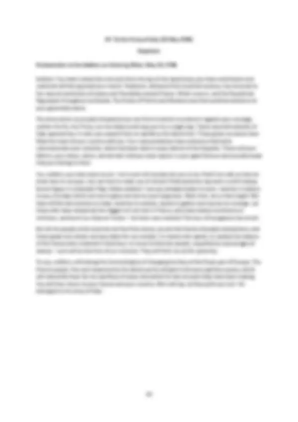 DECLAMATION SPEECHES | Schemes and Mind Maps History | Docsity