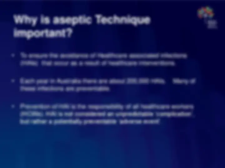 An Introduction to Aseptic Technique | Study notes Microbiology | Docsity