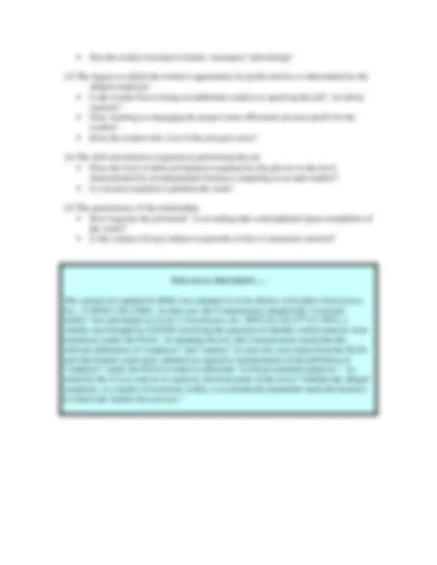 Determining Employment Status: Bureau of Labor and Industries 'Economic ...