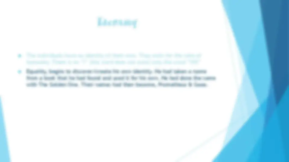 Anthem: Ayn Rand's Exploration of Equality, Identity, and Individuality ...