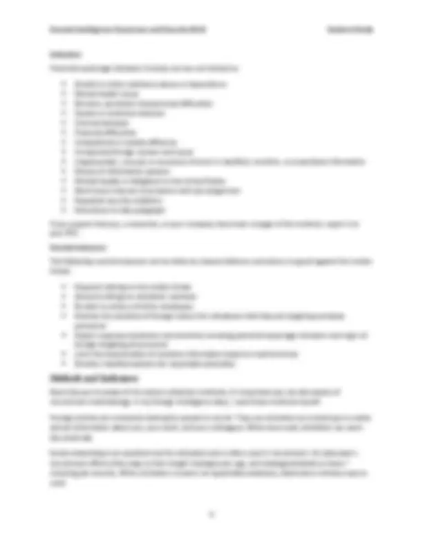 Counterintelligence Awareness and Security Brief | Lecture notes ...