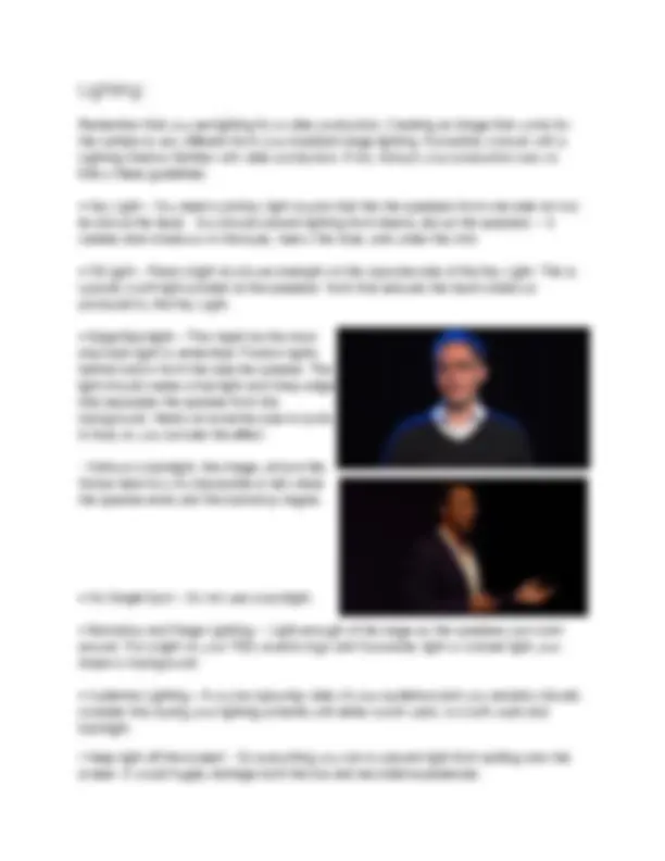 TEDx Production Guide: Creating High-Quality Event Videos | Study notes ...