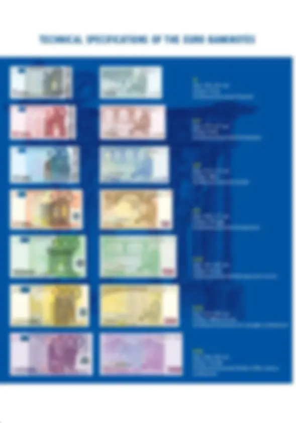 Euro Banknotes and Coins: Designs, Security Features, and National ...