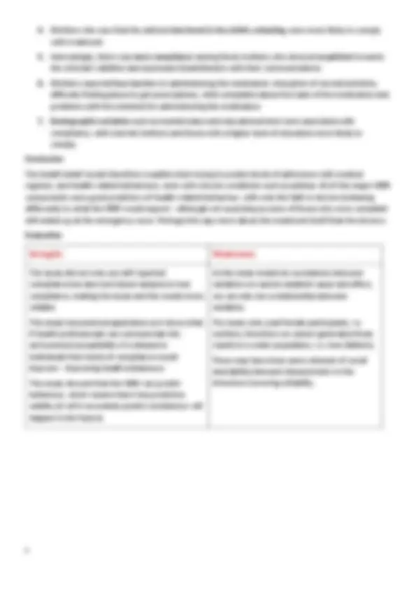 UNIT 3 Health Psychology – external exam | Study notes Psychology | Docsity