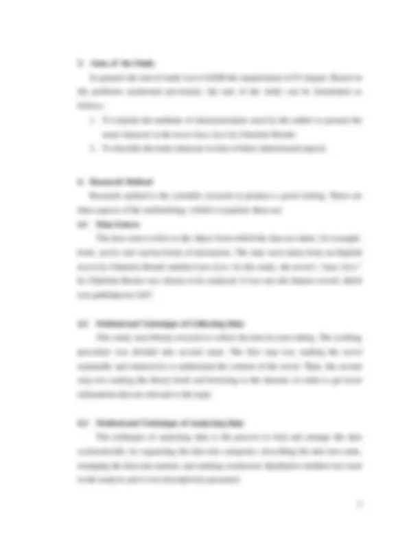 Characterization and Three-Dimensional Aspects of Jane Eyre in ...