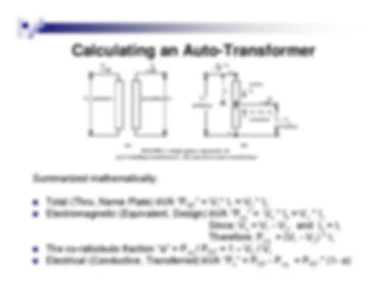 Auto-Transformers: Advantages, Disadvantages, and Design | Study notes ...