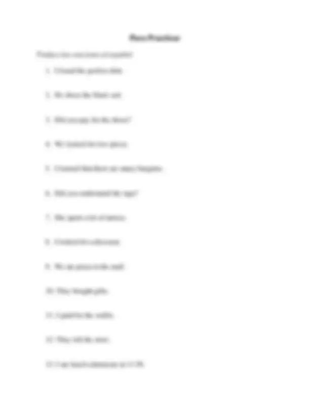 The Preterite Tense: Formation and Examples | Slides Grammar and ...