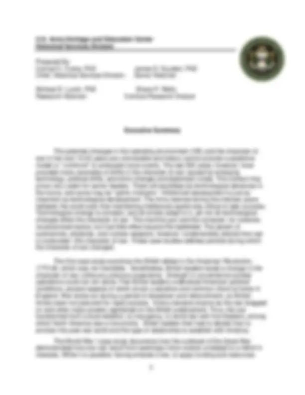The Evolution of the US Army: From Interwar Period to Cold War Eras ...