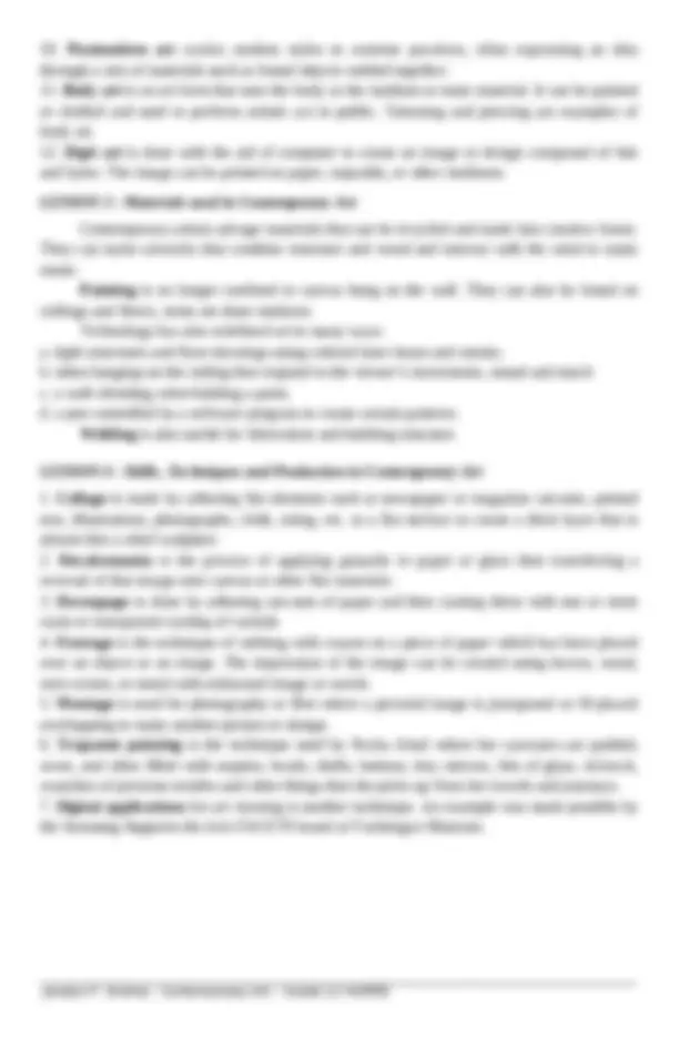 Characteristics and Techniques of Contemporary Art in the Philippines ...