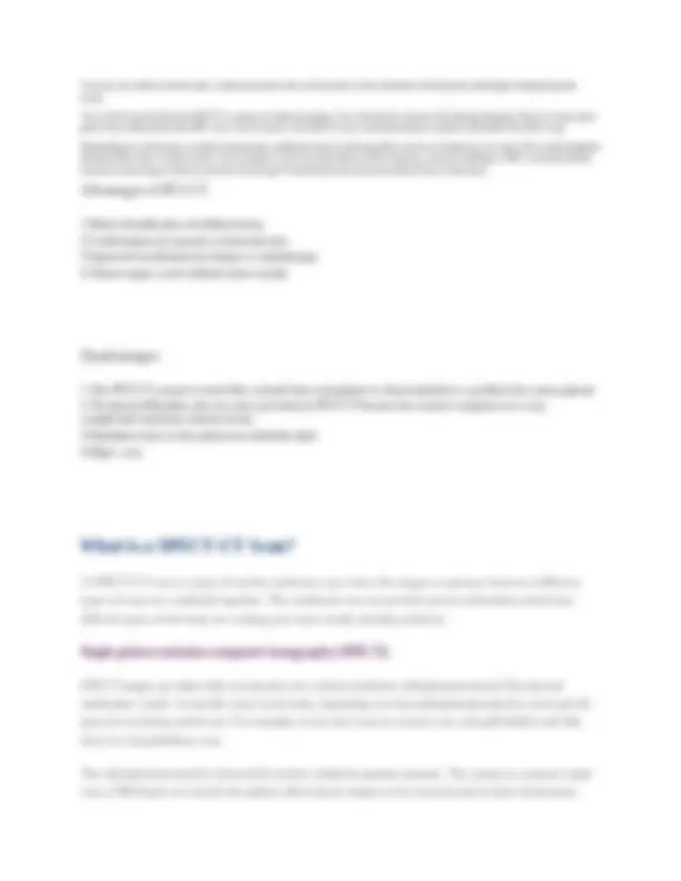 Ct and pt combination and research about it | Assignments Radiology | Docsity