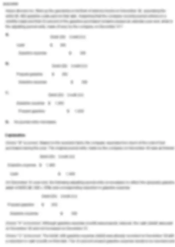 CPA Becker 2021 FAR F1 - M8 | Exams Accounting | Docsity