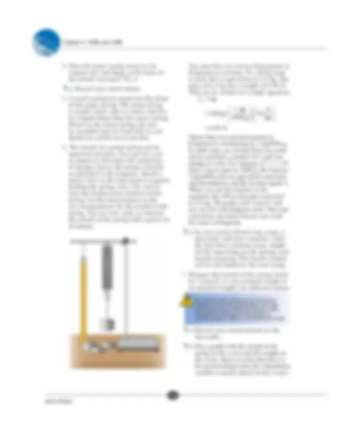 Section 5 Hooke's Law: Finding Your “At Rest” Weight | Study Guides ...