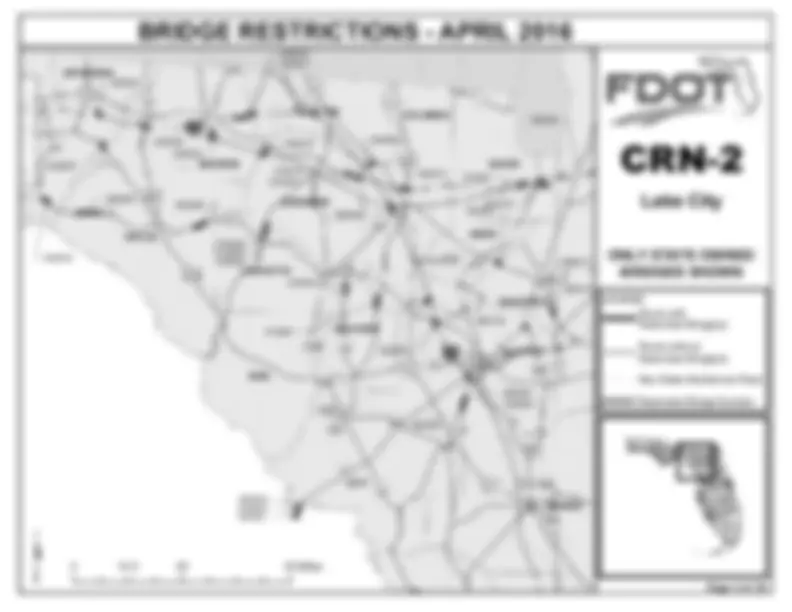Bridge Restriction Map - April 2016 | Study notes Geography | Docsity